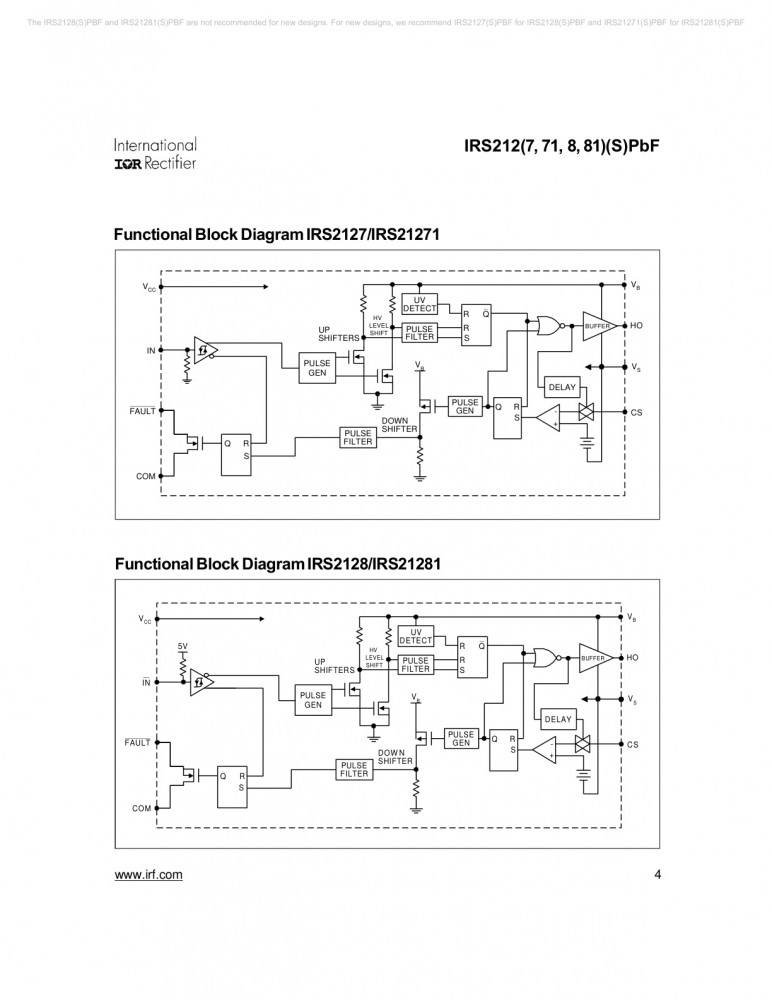 IRS2127PBF datasheet page 4