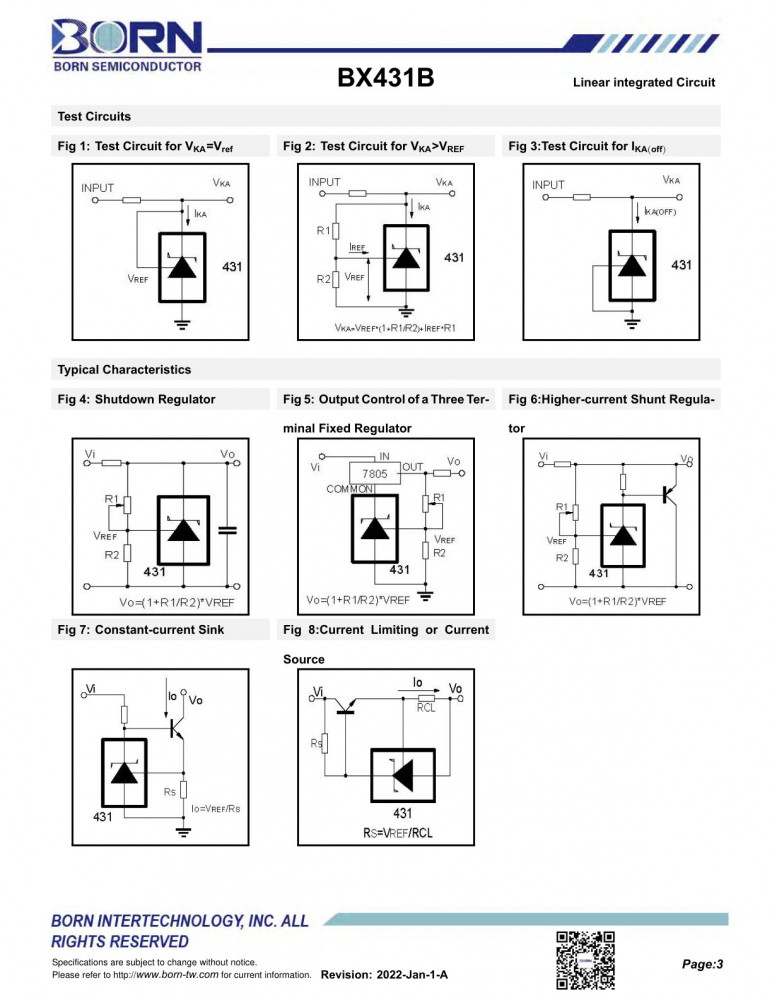 BX431B datasheet page 3