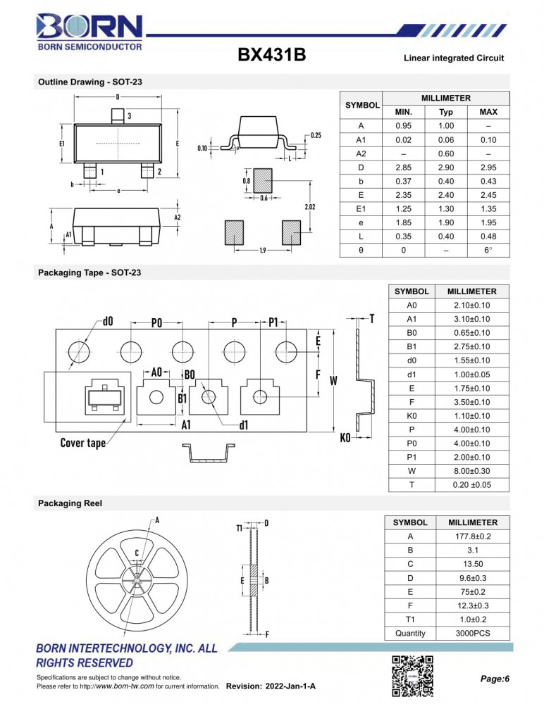 BX431B datasheet page 6
