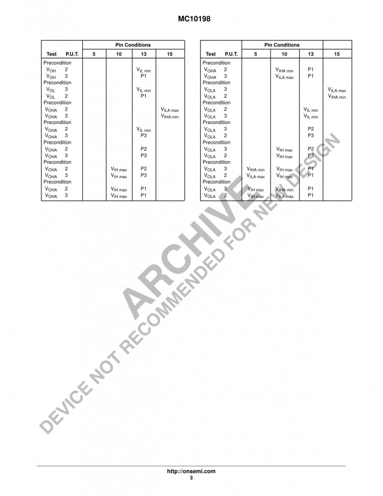 MC10198 datasheet page 4