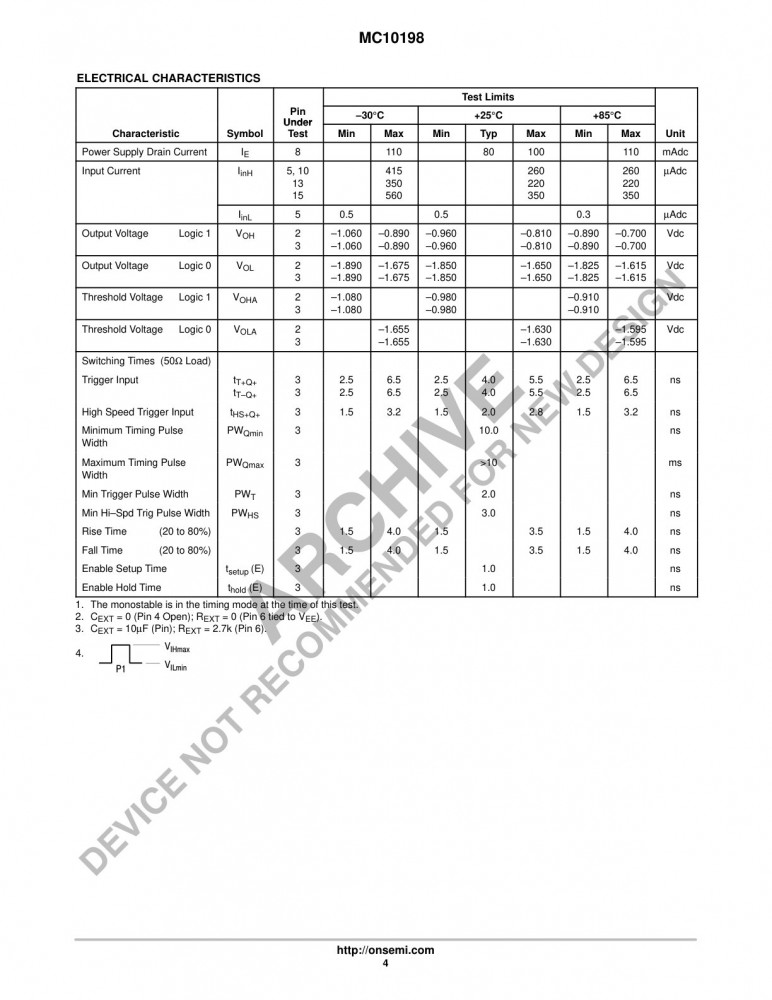 MC10198 datasheet page 5