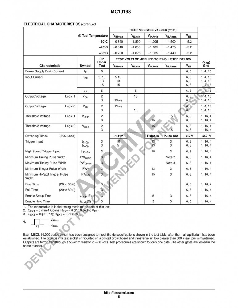MC10198 datasheet page 6