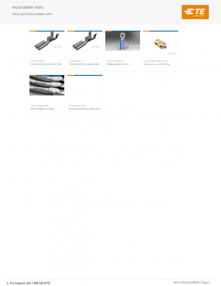 M5234-000004-100PG technical document page 2