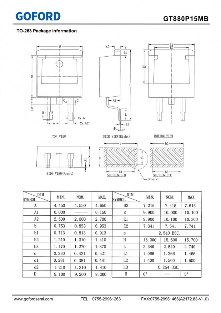 GT880P15MB datasheet page 6