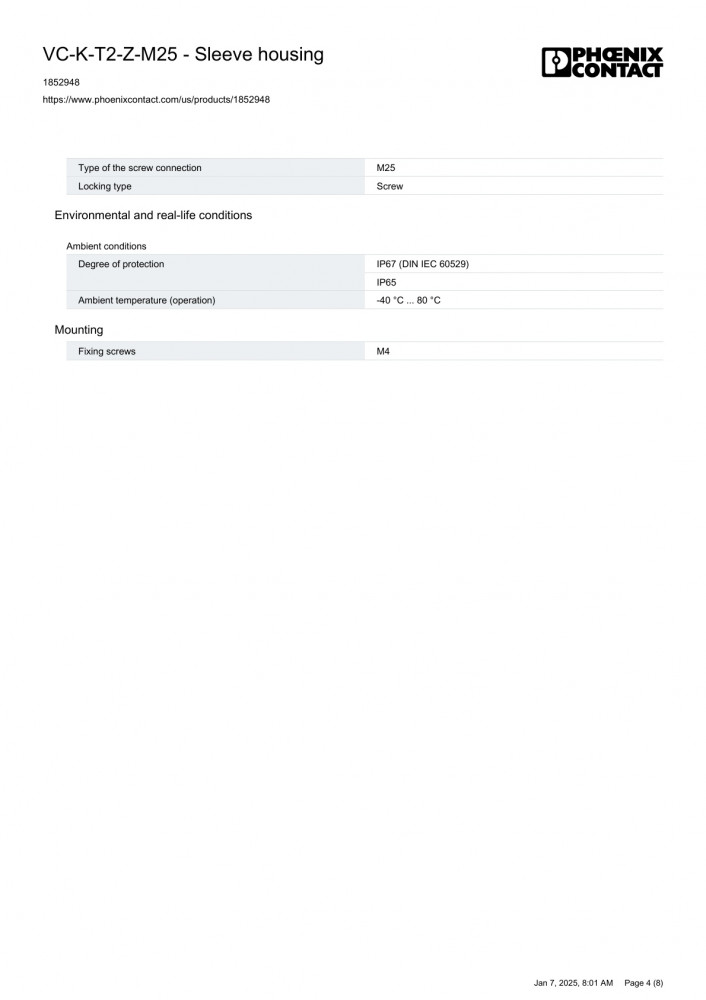 Phoenix Contact 1852948 product document page 4
