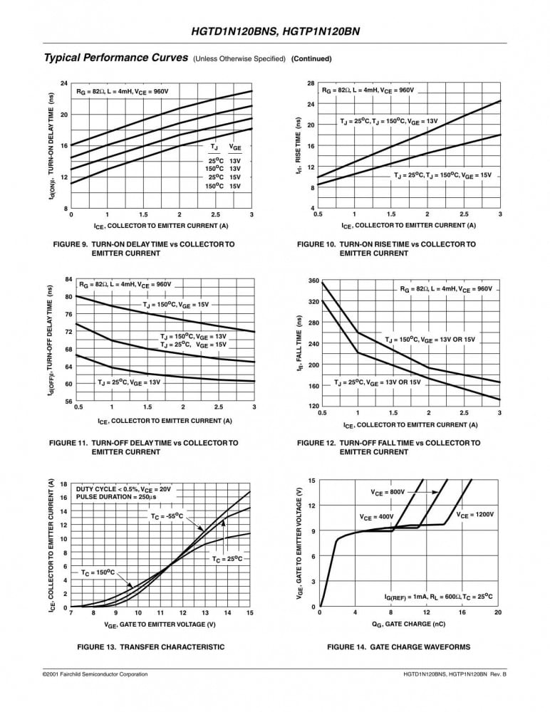 HGTD1N120BNS9A datasheet page 6