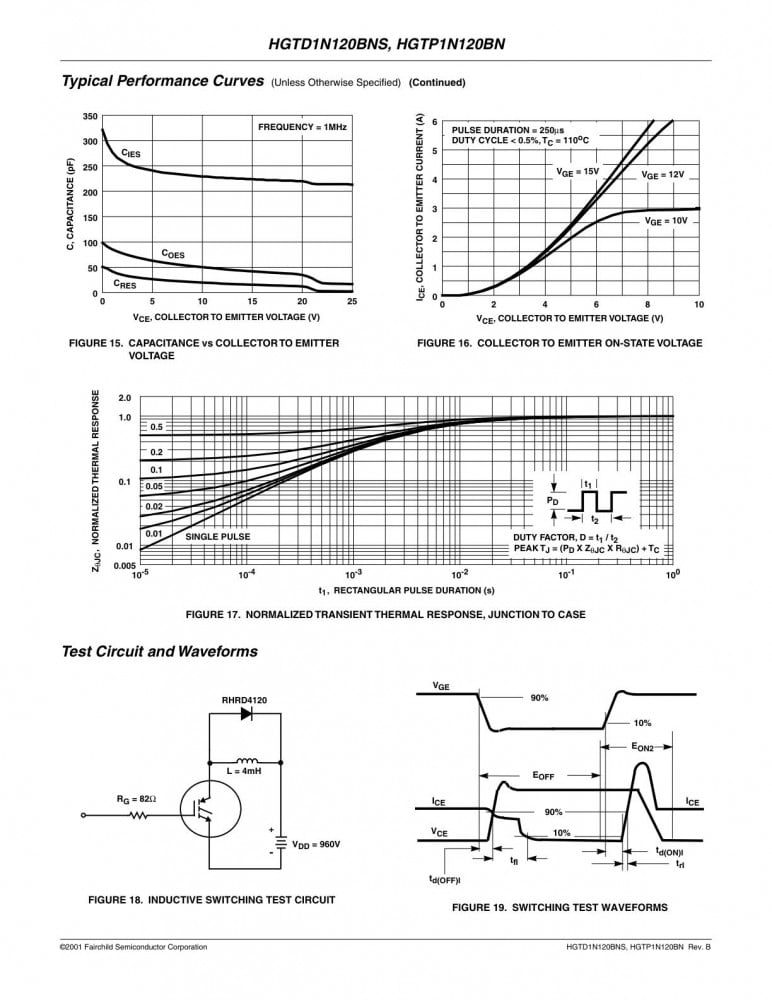 HGTD1N120BNS9A datasheet page 7