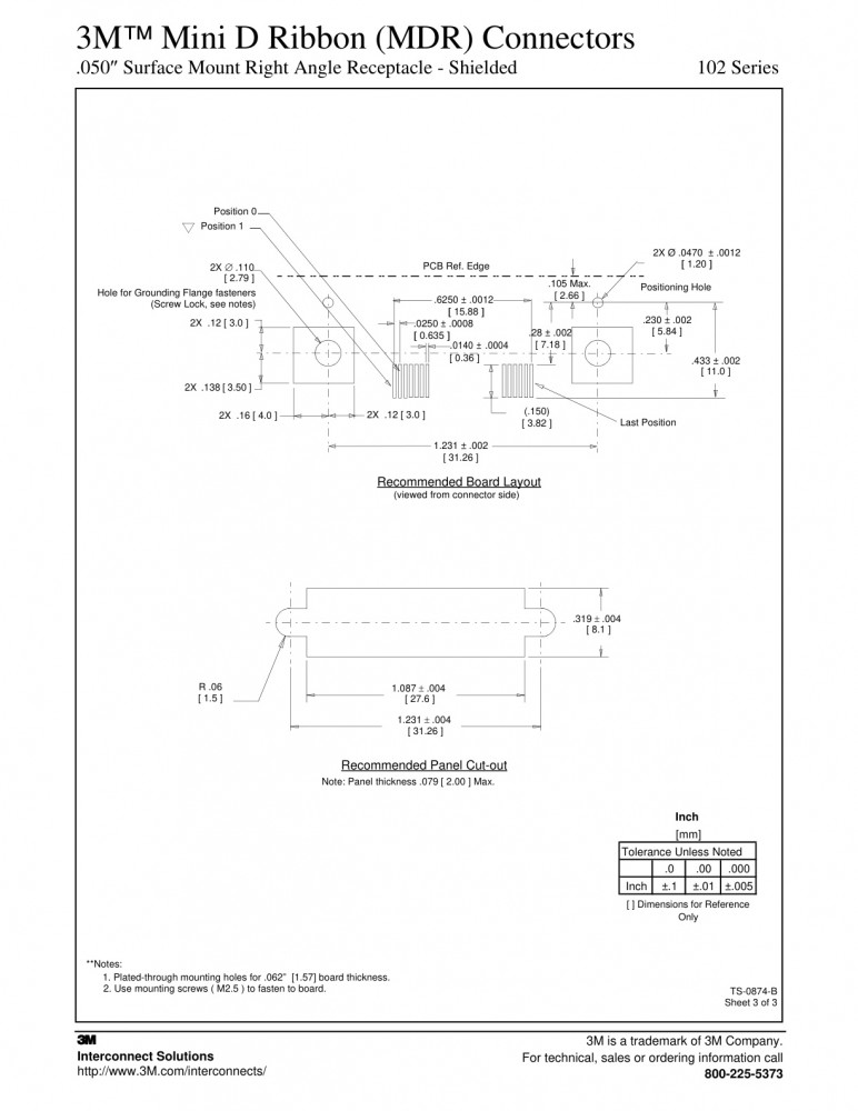 3M 10226-1A10PL technical document sheet 3