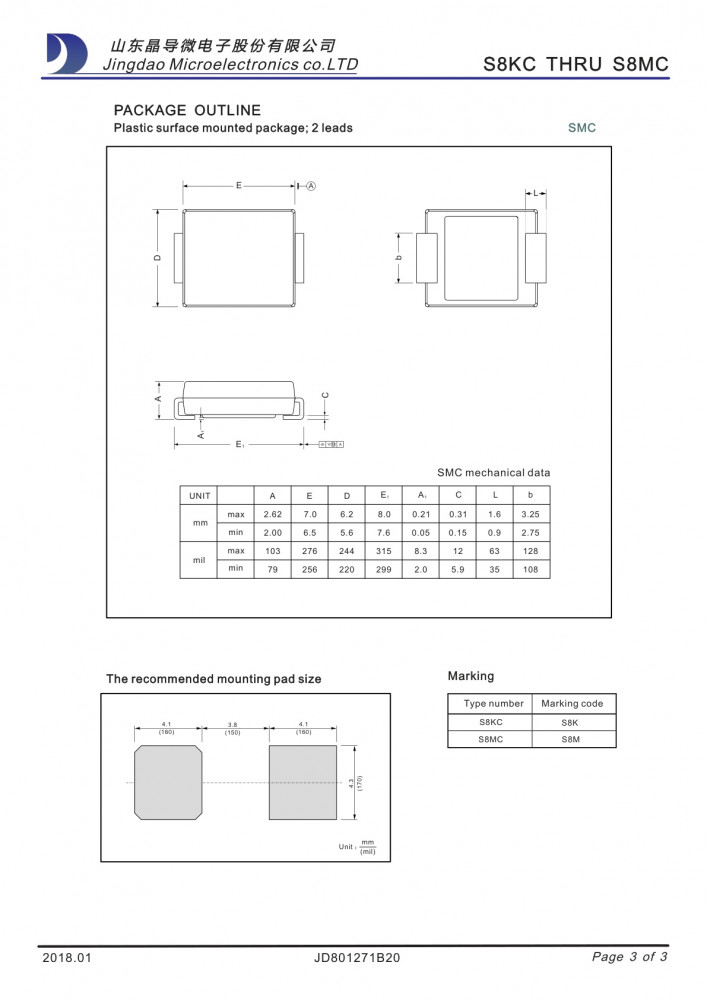 S8MC datasheet page 3