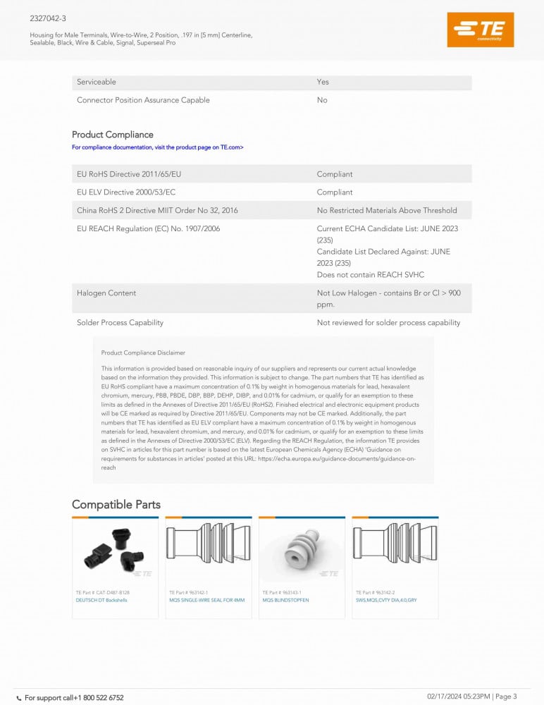 2327042-3 technical document page 3