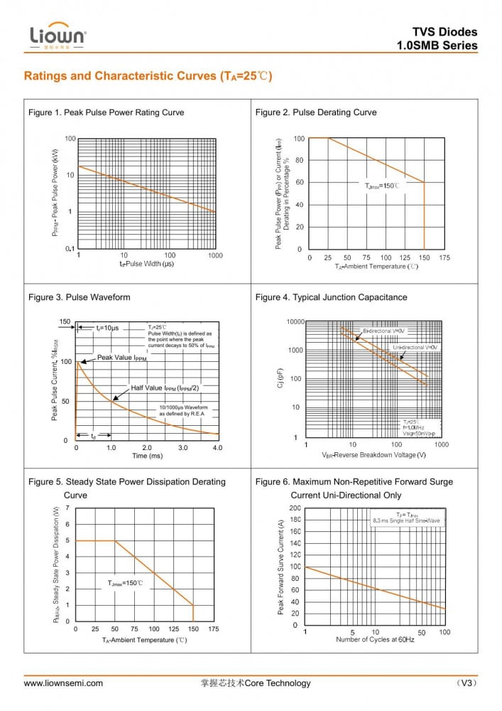 Liown 1.0SMB series datasheet page 3