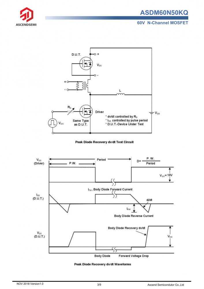 ASDM60N50KQ-R datasheet page 3