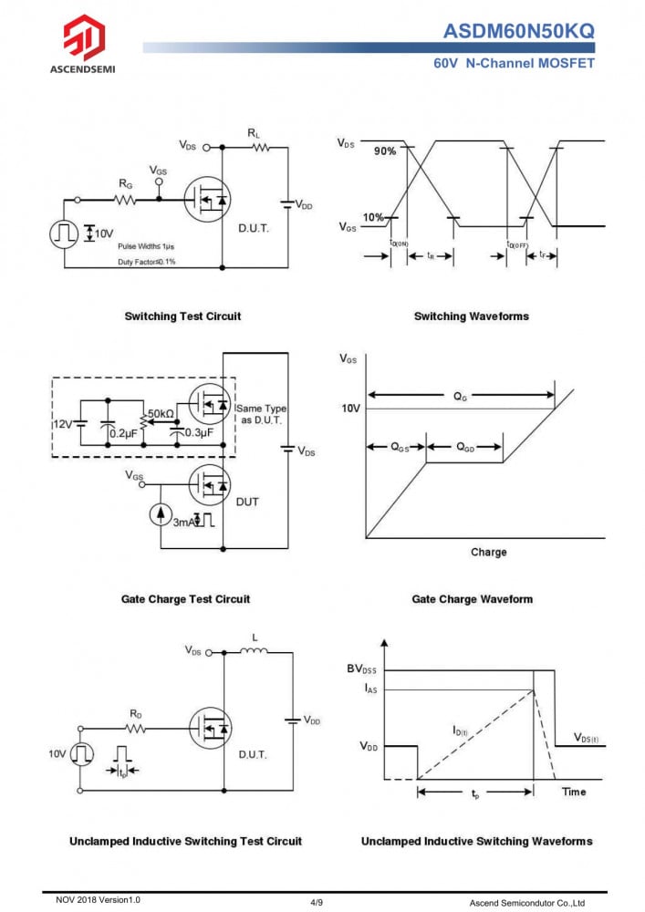 ASDM60N50KQ-R datasheet page 4