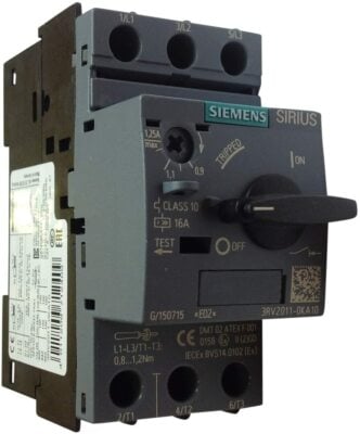 SIEMENS 3RV20110KA10 Motor Protective Circuit Breaker for sale