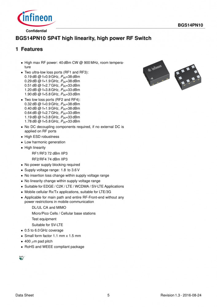 BGS14PN10 datasheet page 5