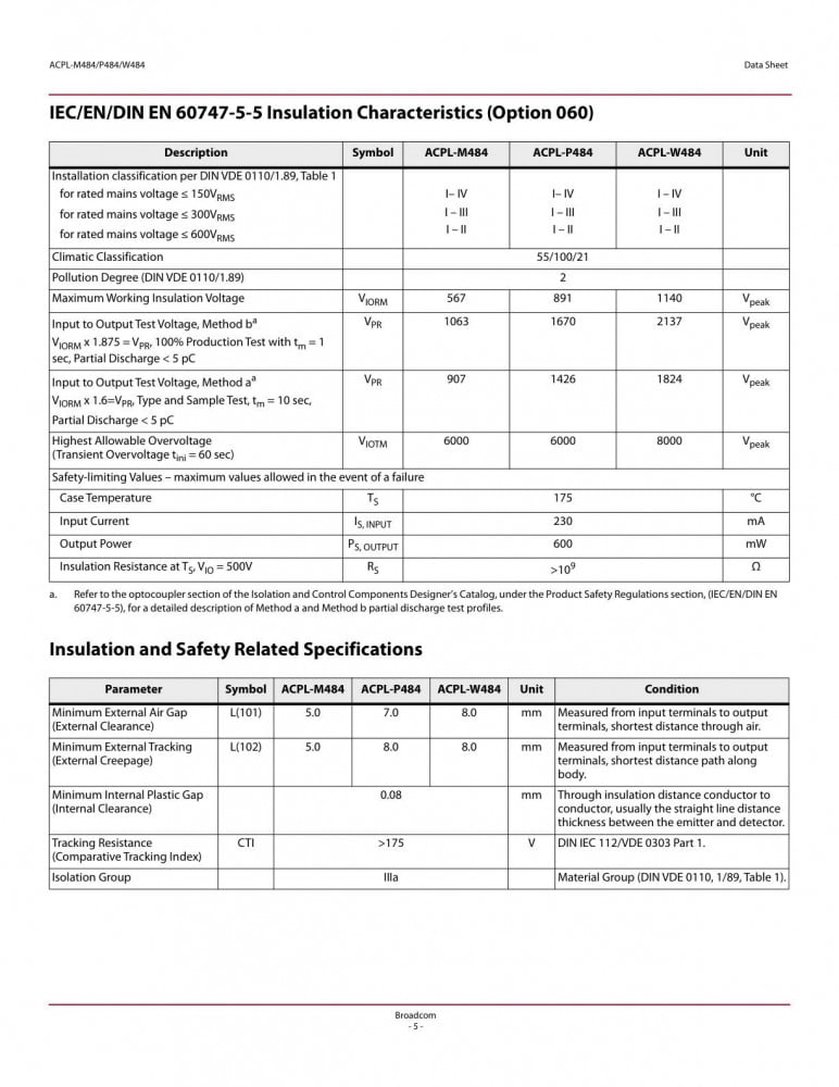 ACPL-P484-500E datasheet page 5