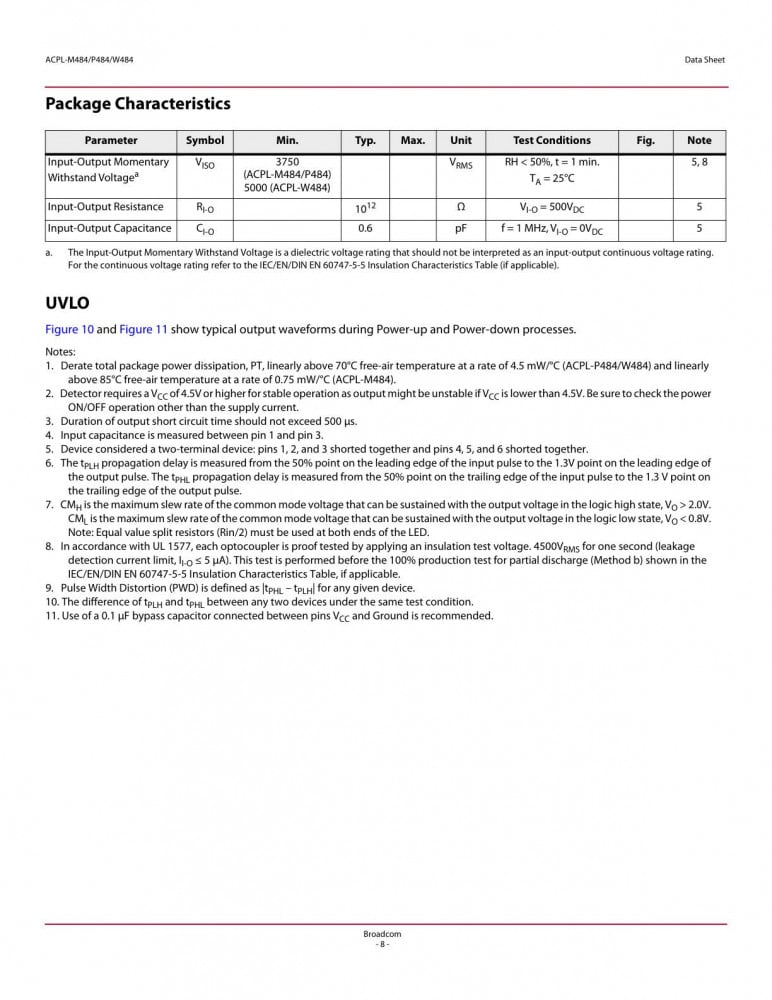 ACPL-P484-500E datasheet page 8