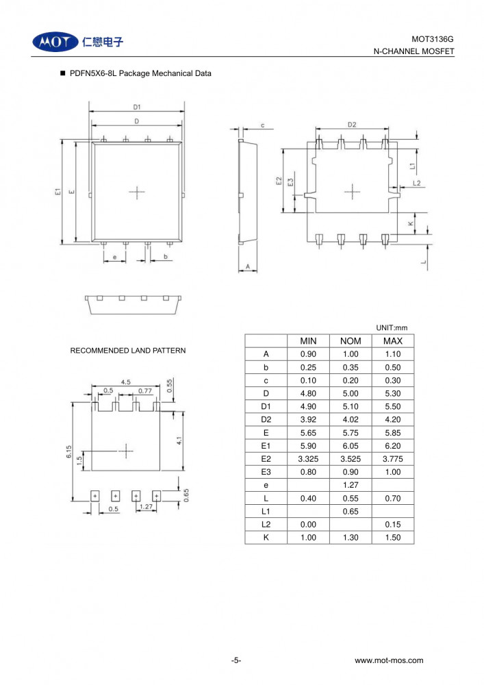MOT3136G package drawing