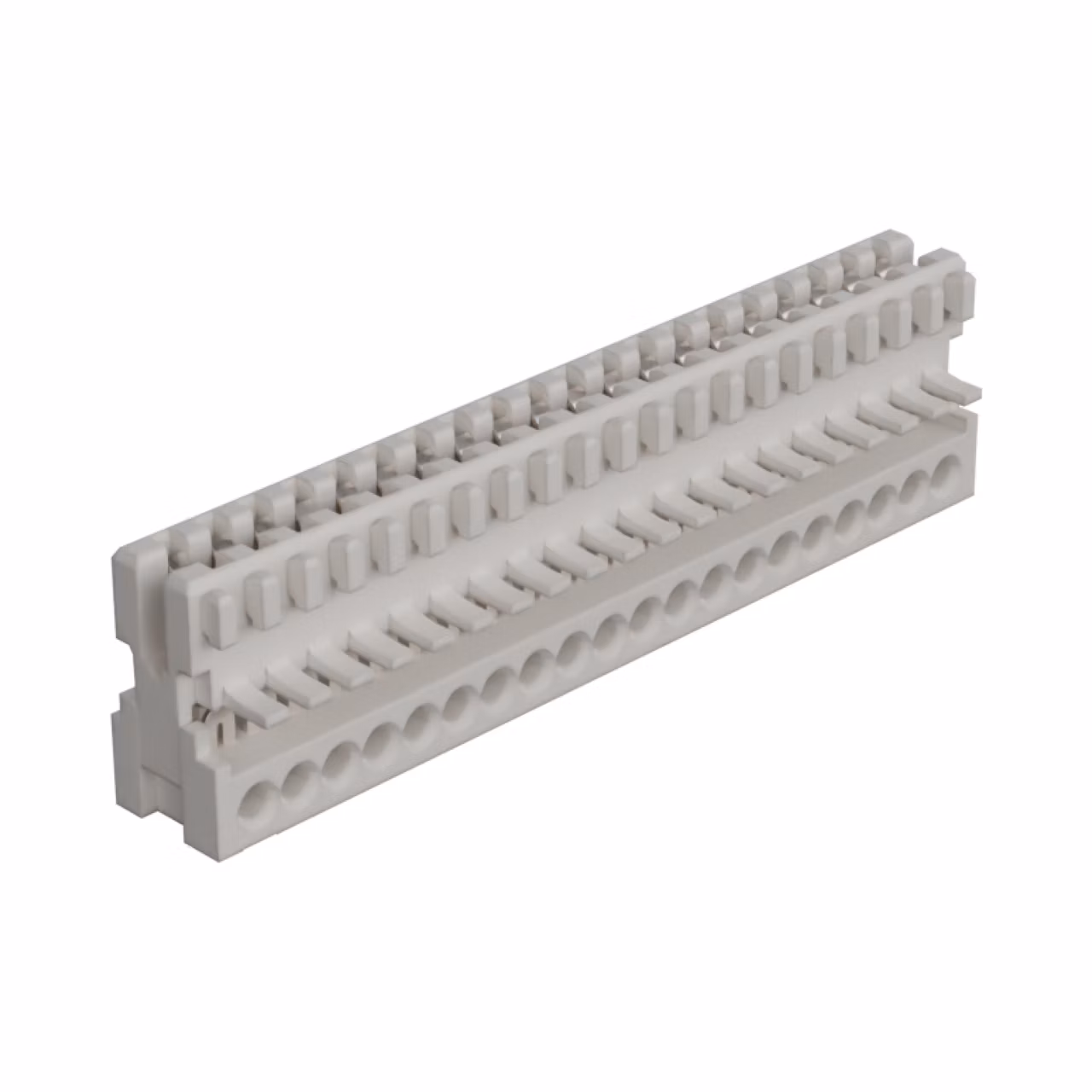 Appli-Mate RAST 2.5 Female Connector, 2.50mm Pitch, 20 Circuits, All Position Keys, Open Endwalls for sale