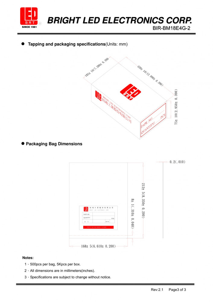 BIR-BM18E4G-2 technical document page 3