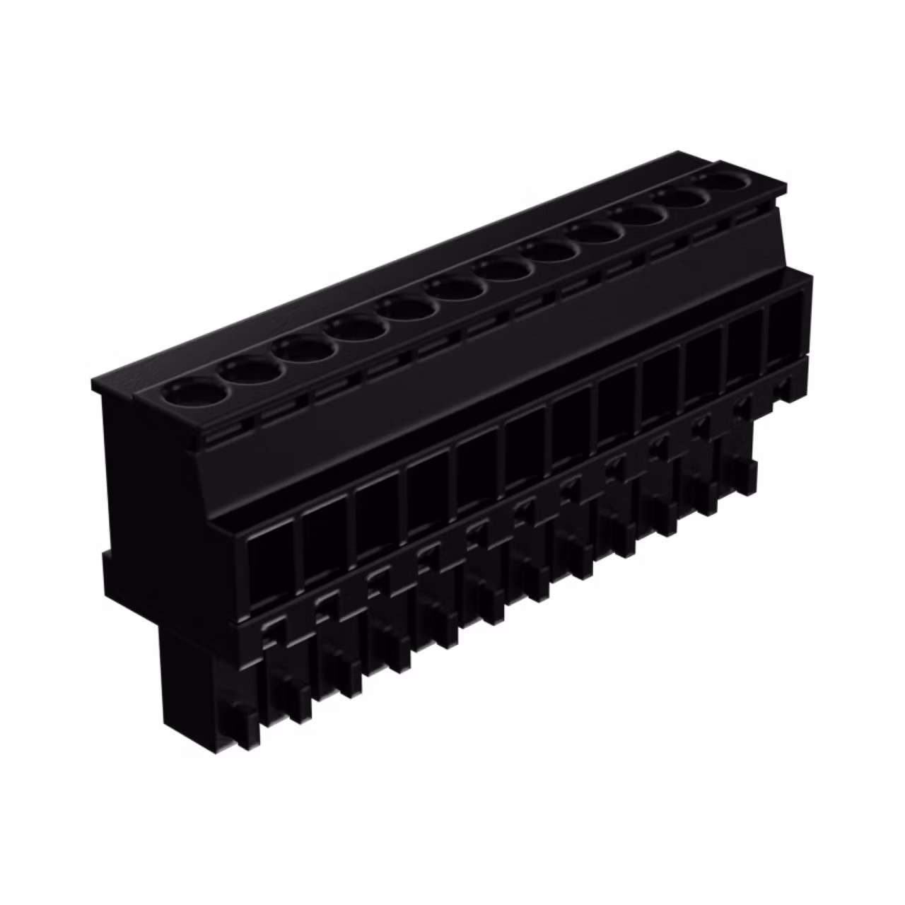 3.50mm Pitch Eurostyle Vertical Plug, Front Wire Entry, 12 Circuits for sale
