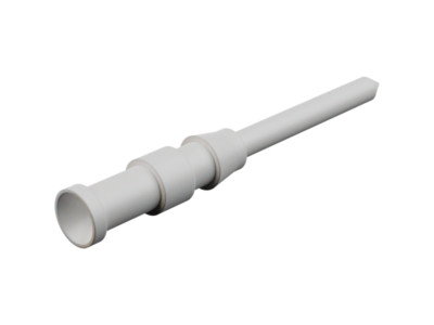 Heavy-Duty Turned Crimp Contact for 10A Inserts and Modules, Male, Gold (Au) Plated Copper Alloy, 0.14-0.37mm² (26-22 AWG), 100 per Bag for sale