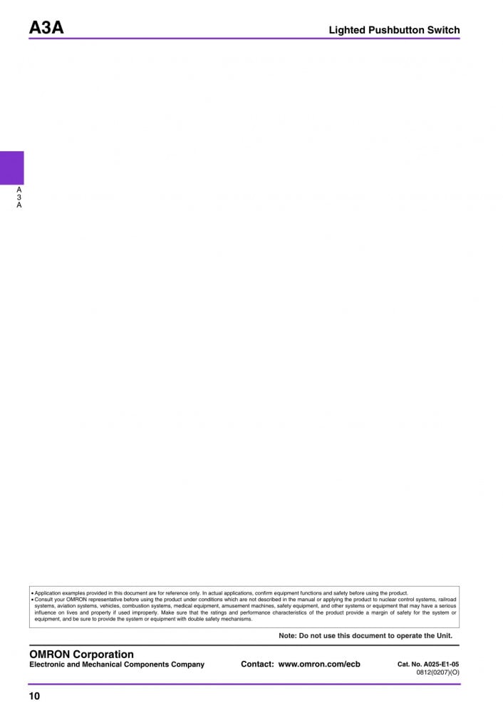 A3A datasheet page 10
