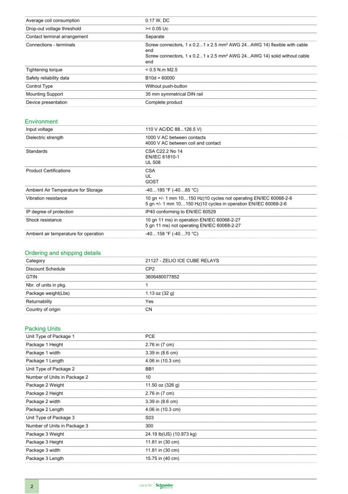 RSL1PVFU technical document page 2
