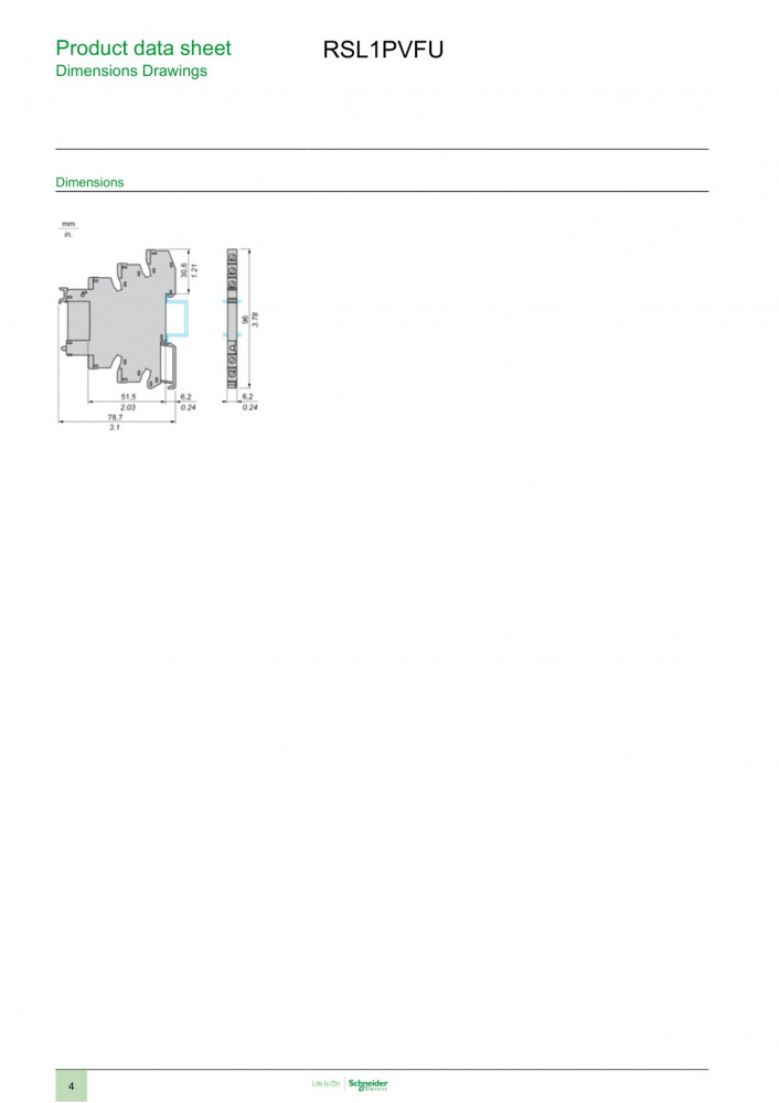RSL1PVFU technical document page 4