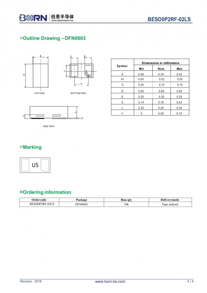 BESD0P2RF-02LS technical document page 4