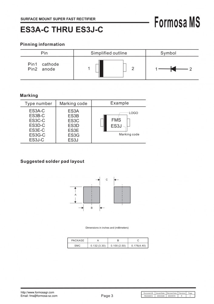 FMS ES3D-C datasheet page 3