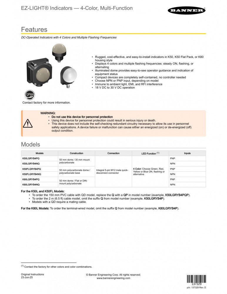 Product document page 1