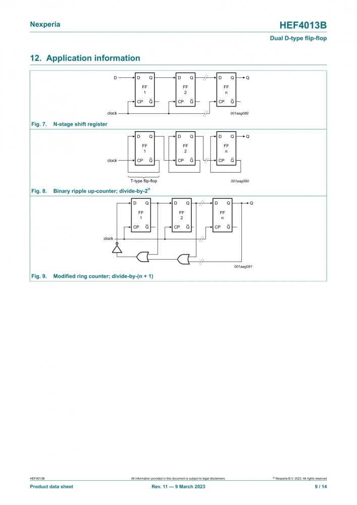 HEF4013BTT,118 datasheet page 9