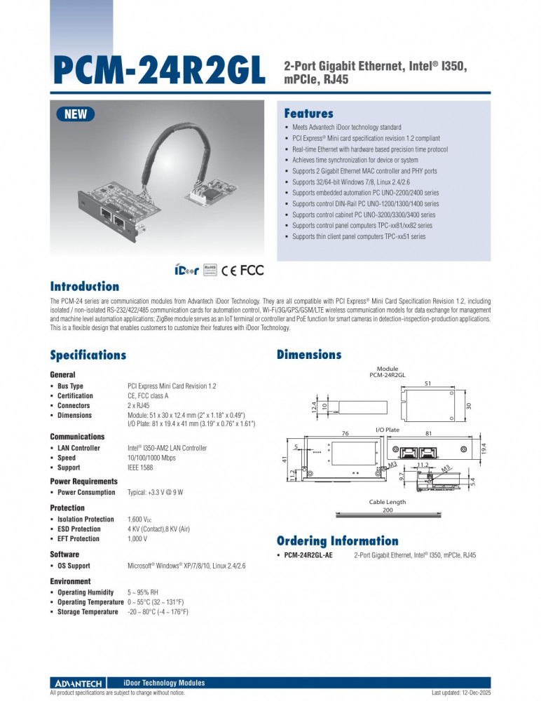 PCM-24R2GL product documentation preview