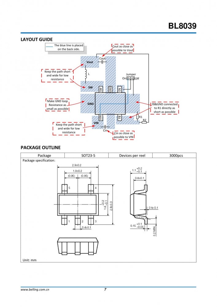 BL8039CB5TR datasheet page 7