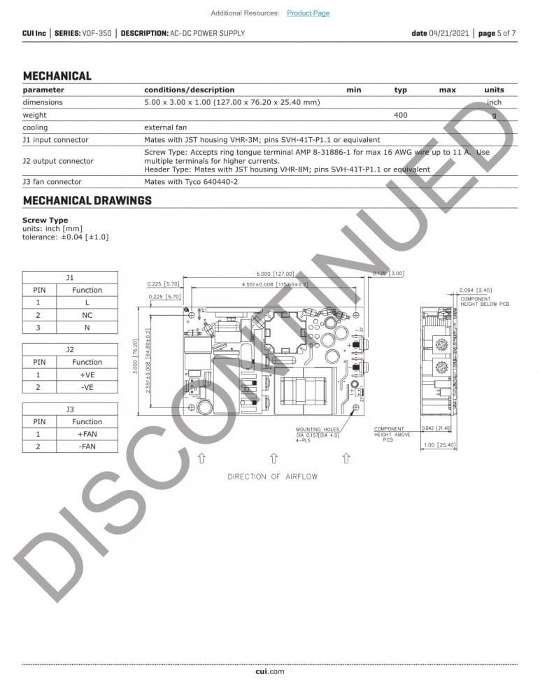 VMS-350-48-1 datasheet page 5