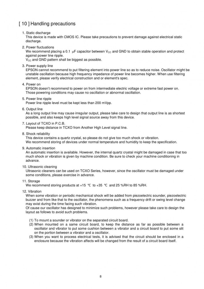 EPSON TG-5035CG-17N specification page 10