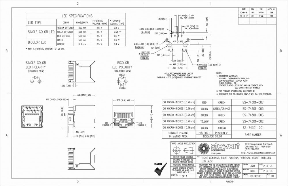 SS-74301-001 technical drawing page