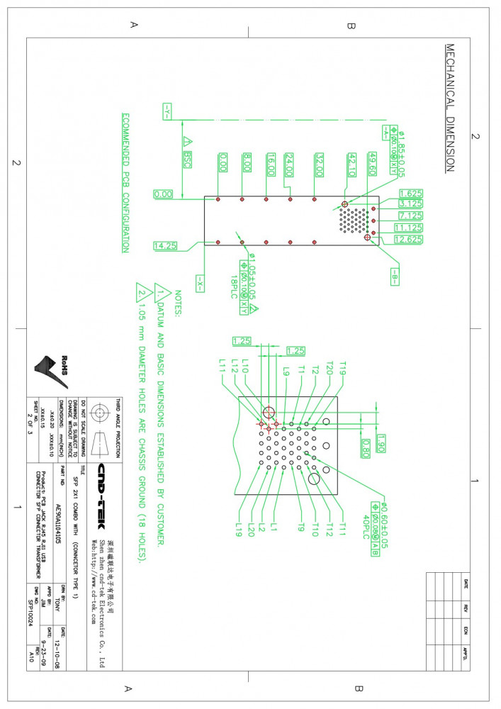 AE90A1104105 technical drawing page 2