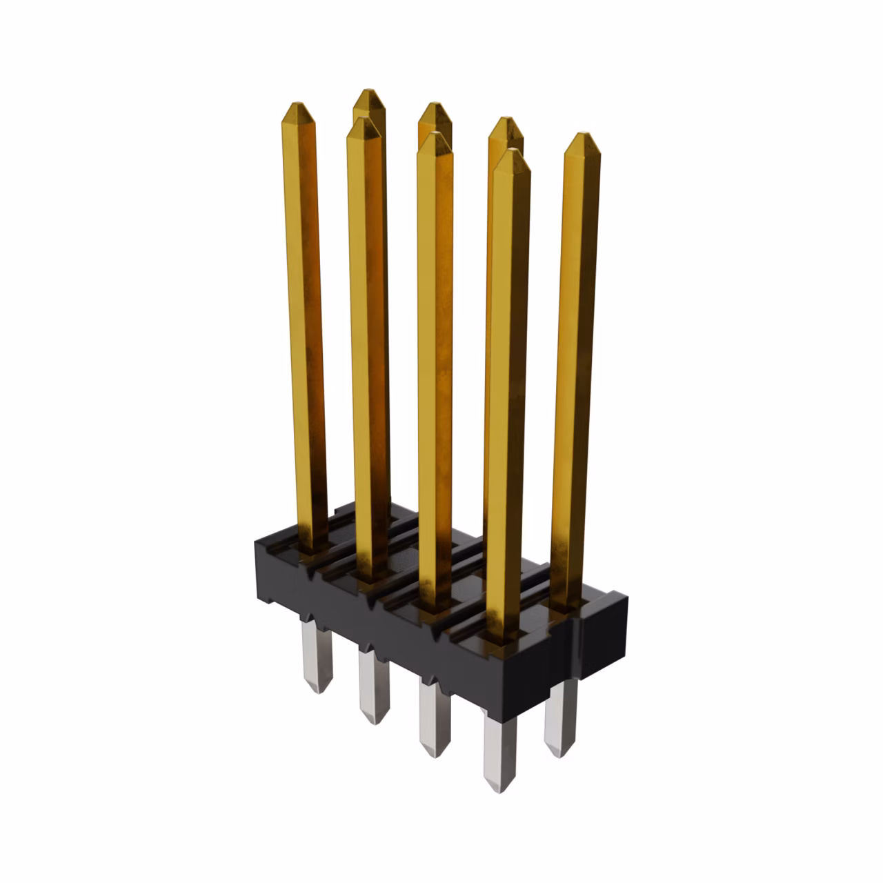 2.00mm Pitch Milli-Grid Header, Vertical, Through Hole, 8 Circuits, 0.38µm Gold (Au) Plating, Mating Pin Length 10.00mm, Tail Length 2.60mm, Tray, Lead-Free for sale