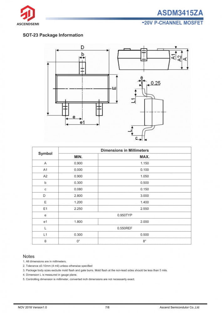 ASDM3415ZA-R datasheet page 7
