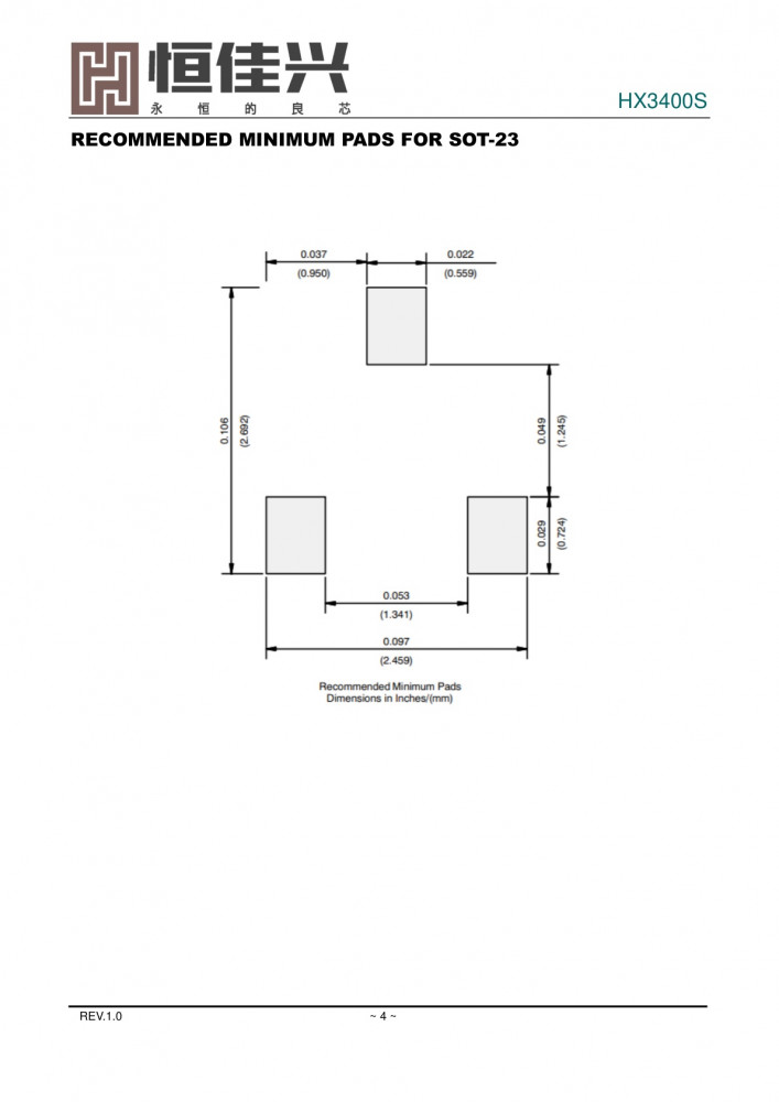 HX3400S datasheet page 4