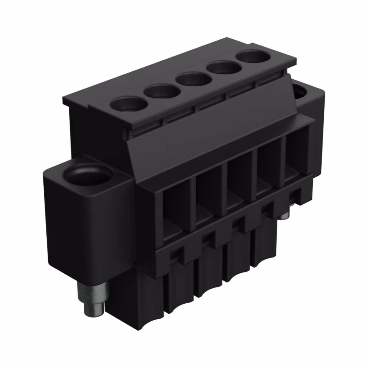 3.50mm Pitch Eurostyle Vertical Plug, with Retention Screws, Rear Wire Entry, 5 Circuits for sale