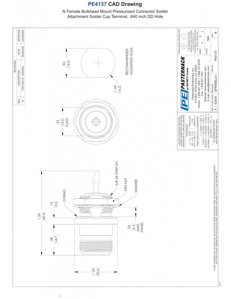 PE4137 datasheet page 3