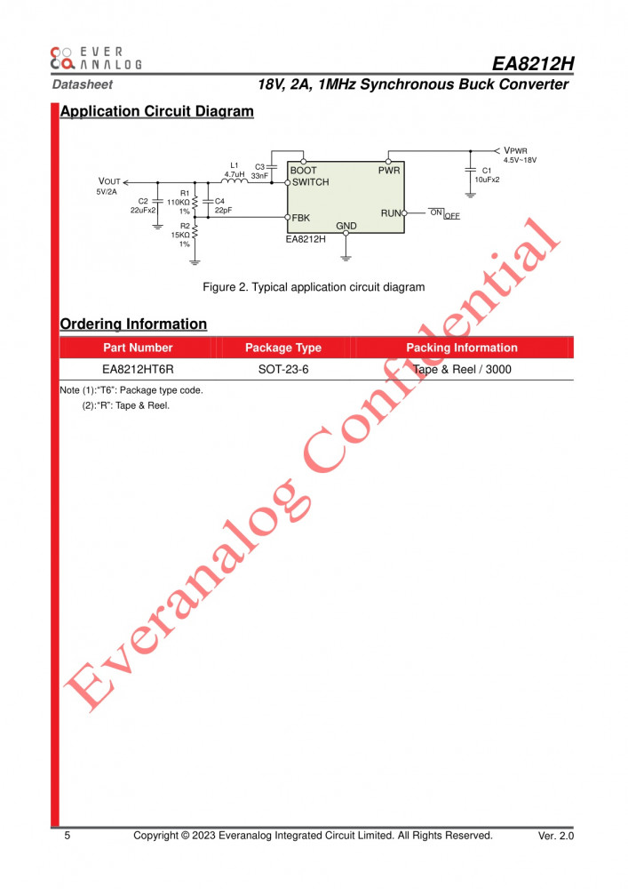 EA8212HT6R datasheet page 5