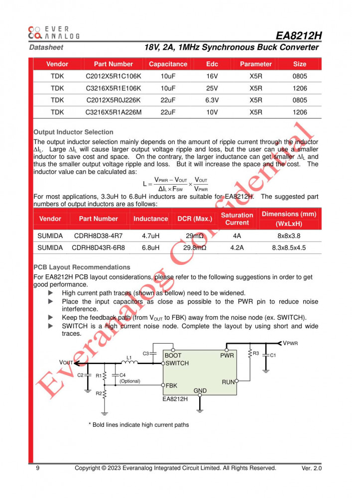 EA8212HT6R datasheet page 9