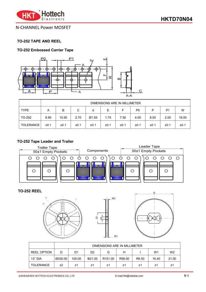 HKTD70N04 datasheet page 5