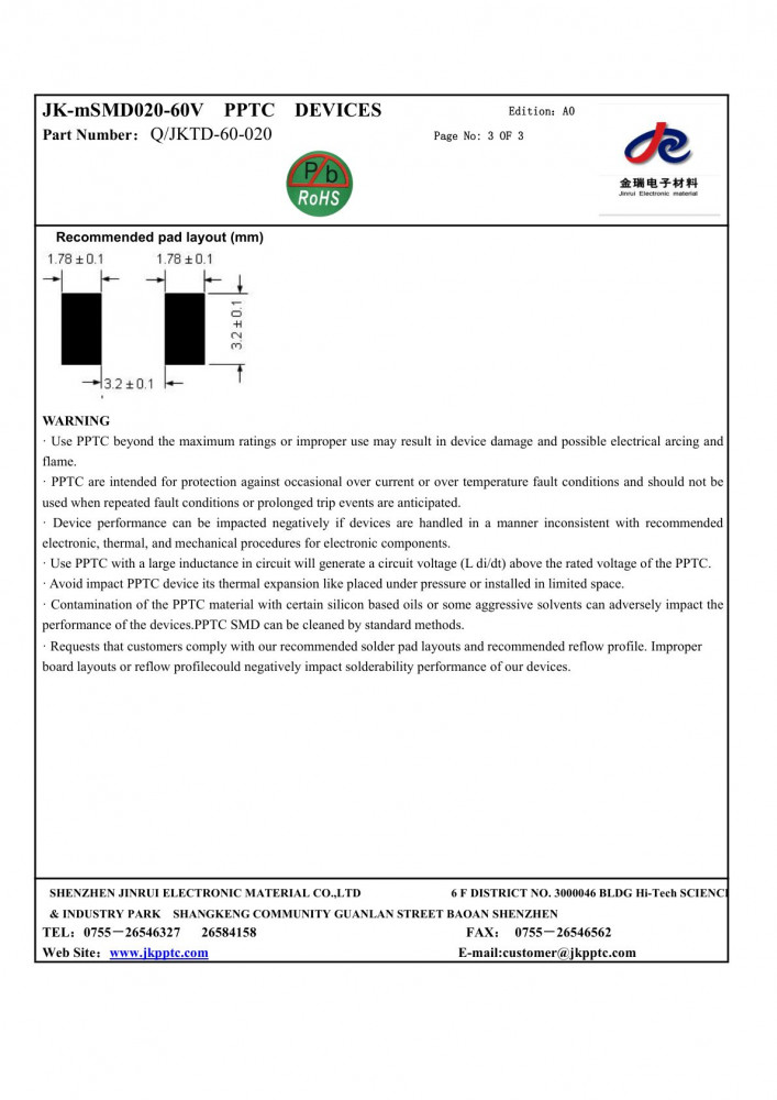 JK-MSMD020-60V datasheet page 3