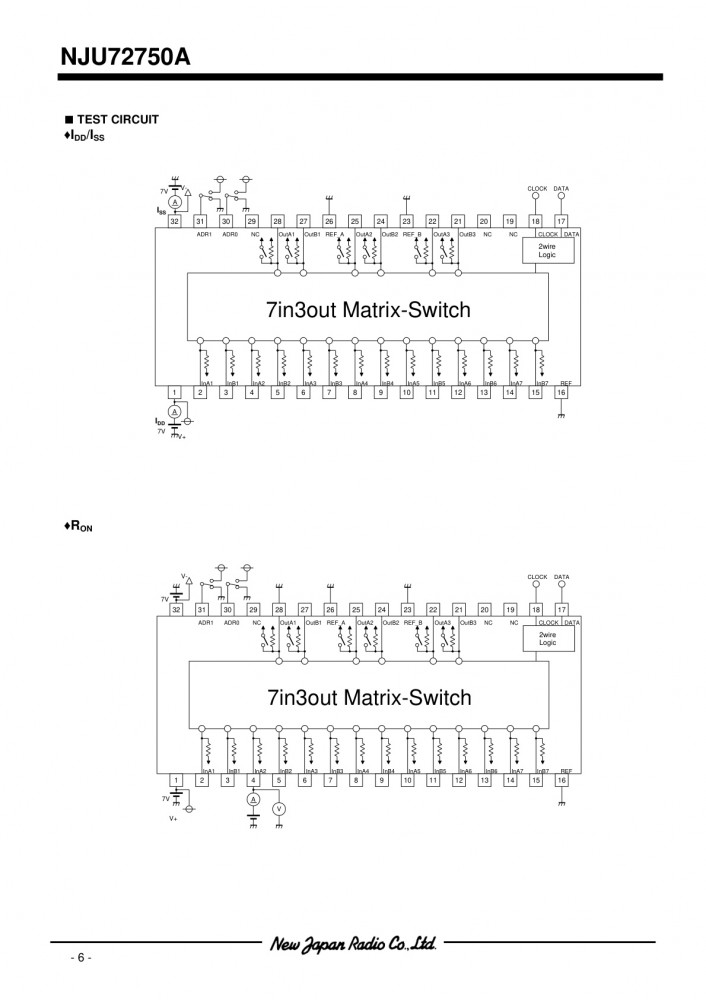 NJU72750A datasheet page 6