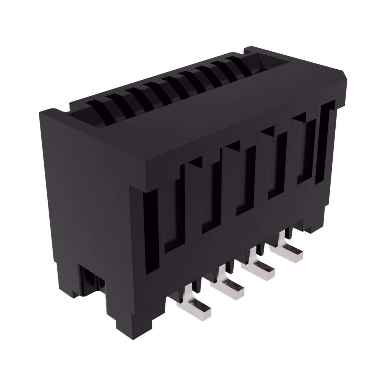 Easy-On FFC/FPC Connector, 0.50mm Pitch, Surface Mount, Vertical, Non-ZIF, Standard Footprint, Tin Bismuth Plating, Short Terminal Type, Black, 9 Circuits for sale